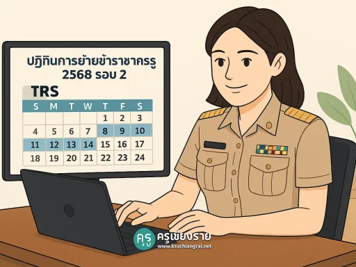 แนะนำการเข้าใช้งานระบบ HRMS.OBEC ปี 2568 - ครูเชียงราย